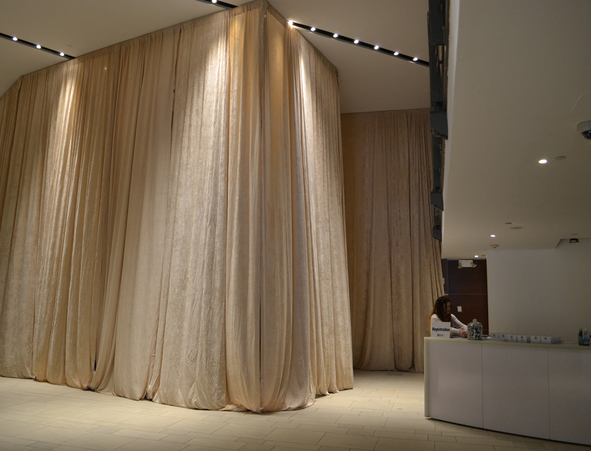 Supervel Latte Event Drape – Drape Kings