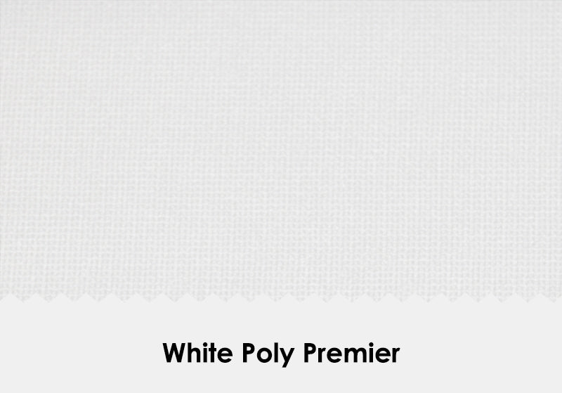 Poly Premier White Event Drape – Drape Kings